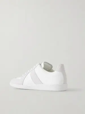 MAISON MARGIELA Replica Leather And Suede Sneakers