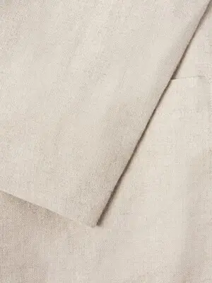 De Bonne Facture Writer's Unstructured Linen Suit Jacket