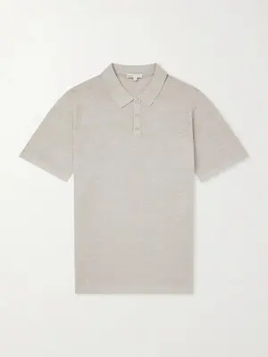 Onia Linen Polo Shirt - Neutrals