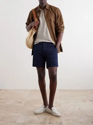 Onia Linen Polo Shirt