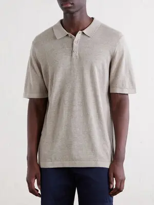 Onia Linen Polo Shirt