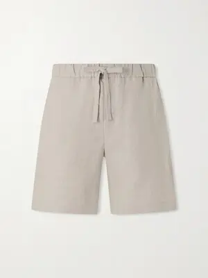 De Bonne Facture Traveler Straight-leg Linen Shorts