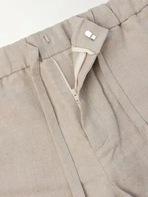 De Bonne Facture Traveler Straight-leg Linen Shorts