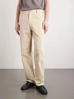 De Bonne Facture Balloon Tapered Cotton-drill Trousers