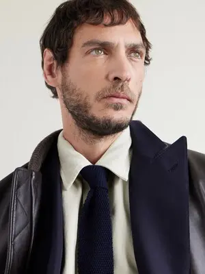 De Bonne Facture Marcel Lassance 6cm Knitted Wool Tie