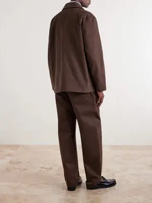 De Bonne Facture Traveler Cotton-twill Suit Jacket