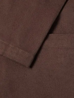 De Bonne Facture Traveler Cotton-twill Suit Jacket