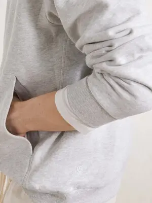 Lululemon Steady State Cotton-blend Jersey Hoodie