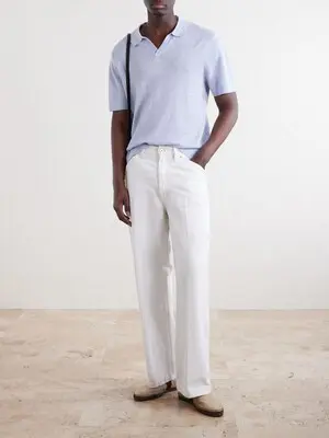 Onia Johnny Linen Polo Shirt