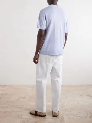 Onia Johnny Linen Polo Shirt