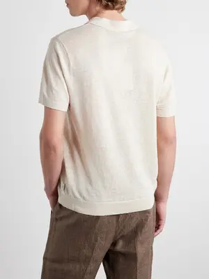 Onia Johnny Linen Polo Shirt