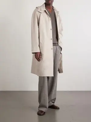 De Bonne Facture Grandad Giant Mac Cotton Coat