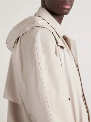 De Bonne Facture Grandad Giant Mac Cotton Coat