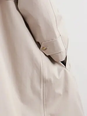De Bonne Facture Grandad Giant Mac Cotton Coat