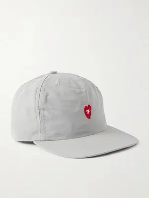 DISTRICT VISION Embroidered Nylon-taslan Baseball Cap - Gray