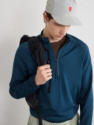 DISTRICT VISION Embroidered Nylon-taslan Baseball Cap - Gray