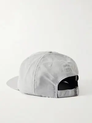 DISTRICT VISION Embroidered Nylon-taslan Baseball Cap - Gray