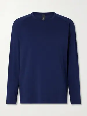 Lululemon Metal Vent Tech 2.5 Stretch-mesh T-shirt - Blue