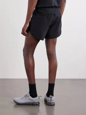 DISTRICT VISION Straight-leg Logo-print 5" Stretch-jersey Running Shorts - Black