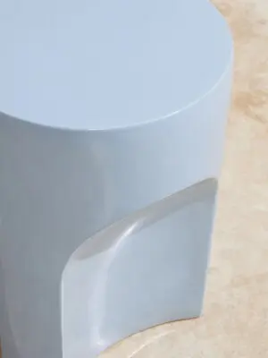 THE CONRAN SHOP Doric Ceramic Side Table - Blue
