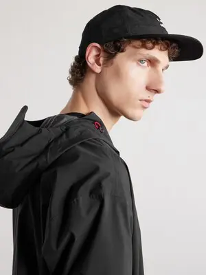 DISTRICT VISION Embroidered Nylon-taslan Baseball Cap - Black