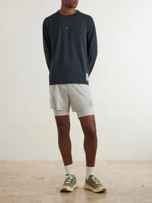 Satisfy Desert Straight-leg Heatcrush™ Running Shorts - Silver