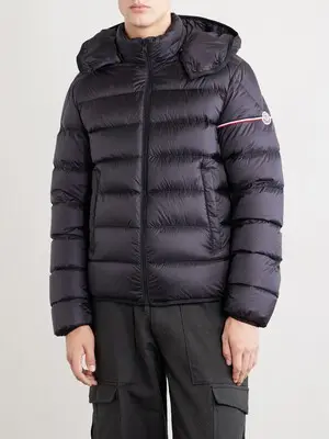 Moncler Ravenlock Hooded Quilted Shell Down Jacket