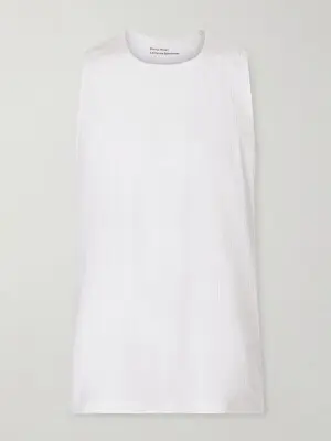 DISTRICT VISION Payen Fil Coupé Tank Top - White