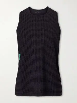 DISTRICT VISION Payen Fil Coupé Tank Top - Black