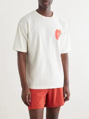DISTRICT VISION California Printed Cotton-jersey T-shirt