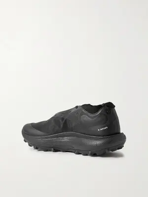 Satisfy Therocker™ Rubber-trimmed Rippy™ 66 Trail Running Sneakers - Black