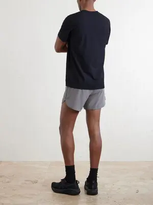 DISTRICT VISION Straight-leg Logo-print 5" Stretch-jersey Running Shorts