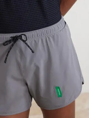 DISTRICT VISION Straight-leg Logo-print 5" Stretch-jersey Running Shorts