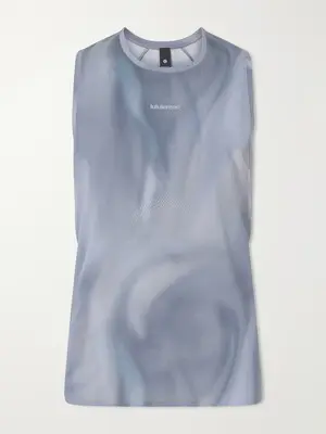 Lululemon Streaker Recycled-mesh Tank - Gray