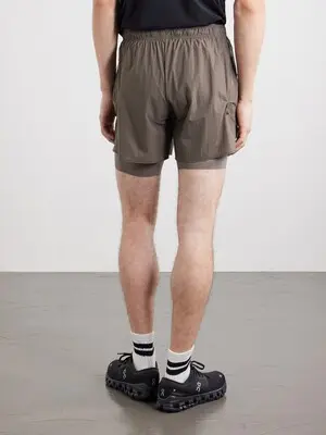 Satisfy Rippy&trade; Layered 5" Cordura&reg; And Justice&trade; Running Shorts - Brown