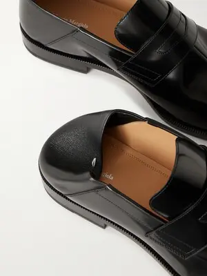 MAISON MARGIELA Tabi Babouche Split-toe Leather Loafers