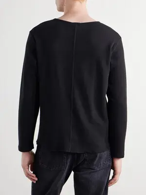SECOND / LAYER Cotton-jersey T-shirt