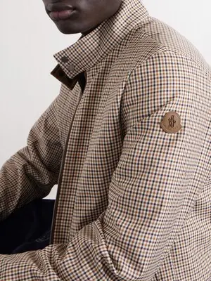 Moncler Almogordo Reversible Checked Shell Down Jacket