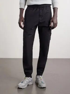 Stone Island Tapered Stretch-cotton Shell Cargo Trousers