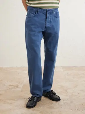 Stone Island Denim Slim-fit Straight-leg Jeans - Blue
