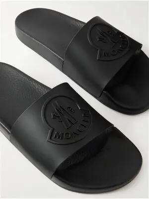 Moncler Basile Logo-embossed Rubber Slides