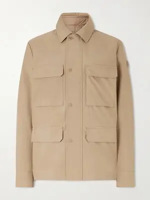 Moncler Exmoor Shell Down Jacket - Neutrals