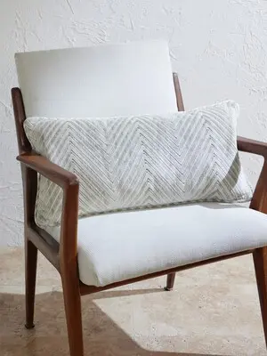 Missoni Ziggy Striped Velvet Cushion - Neutrals