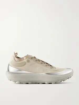 Satisfy Therocker™ Rubber-trimmed Rippy™ 66 Trail Running Sneakers - Silver