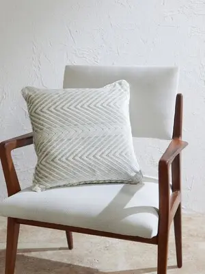 Missoni Ziggy Striped Velvet Cushion - Neutrals
