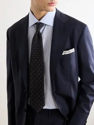 Brioni 8cm Silk-jacquard Tie