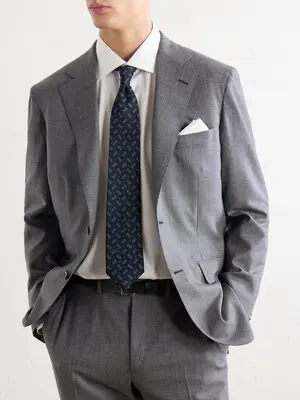Brioni 8cm Silk-jacquard Tie