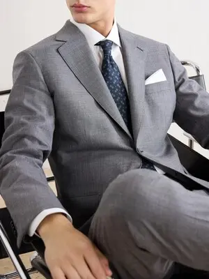 Brioni 8cm Silk-jacquard Tie