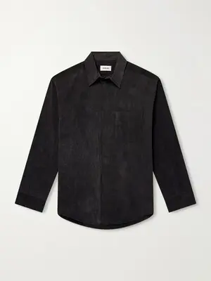 AGOLDE Boyle Cotton Shirt - Black