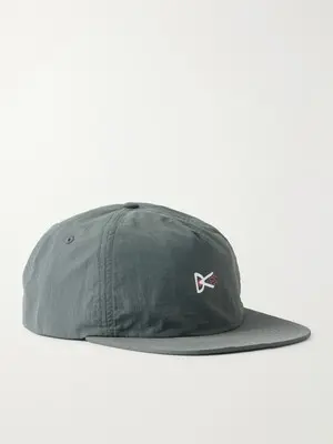 DISTRICT VISION Logo-print Shell Hat - Green